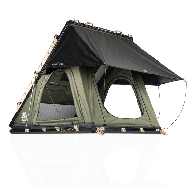 Hawk's Nest V2 Rooftop Tent - Standard - Green – rockwrennz