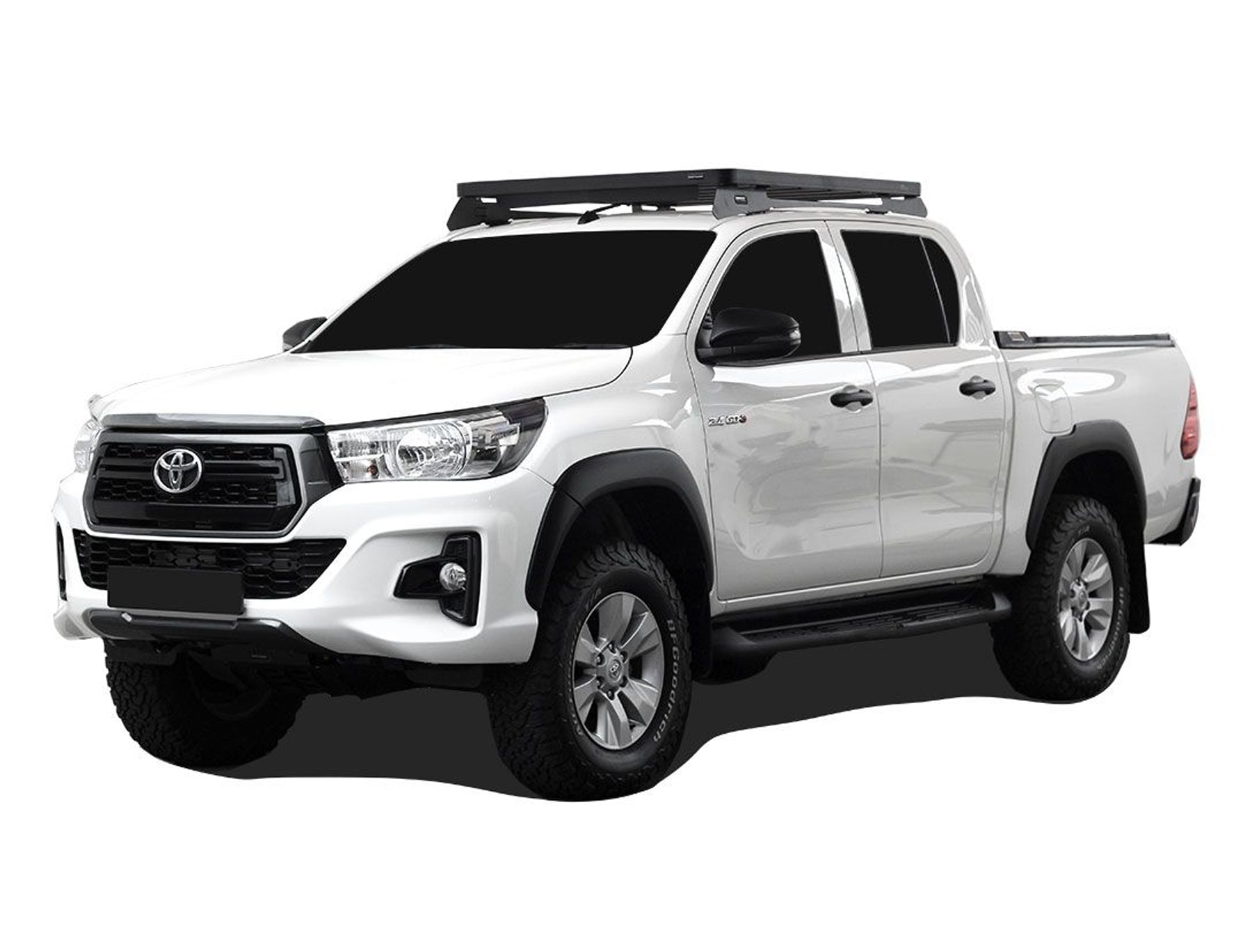 Toyota Hilux D/Cab (2016-Current) Slimline II Roof Platform Kit - By F ...